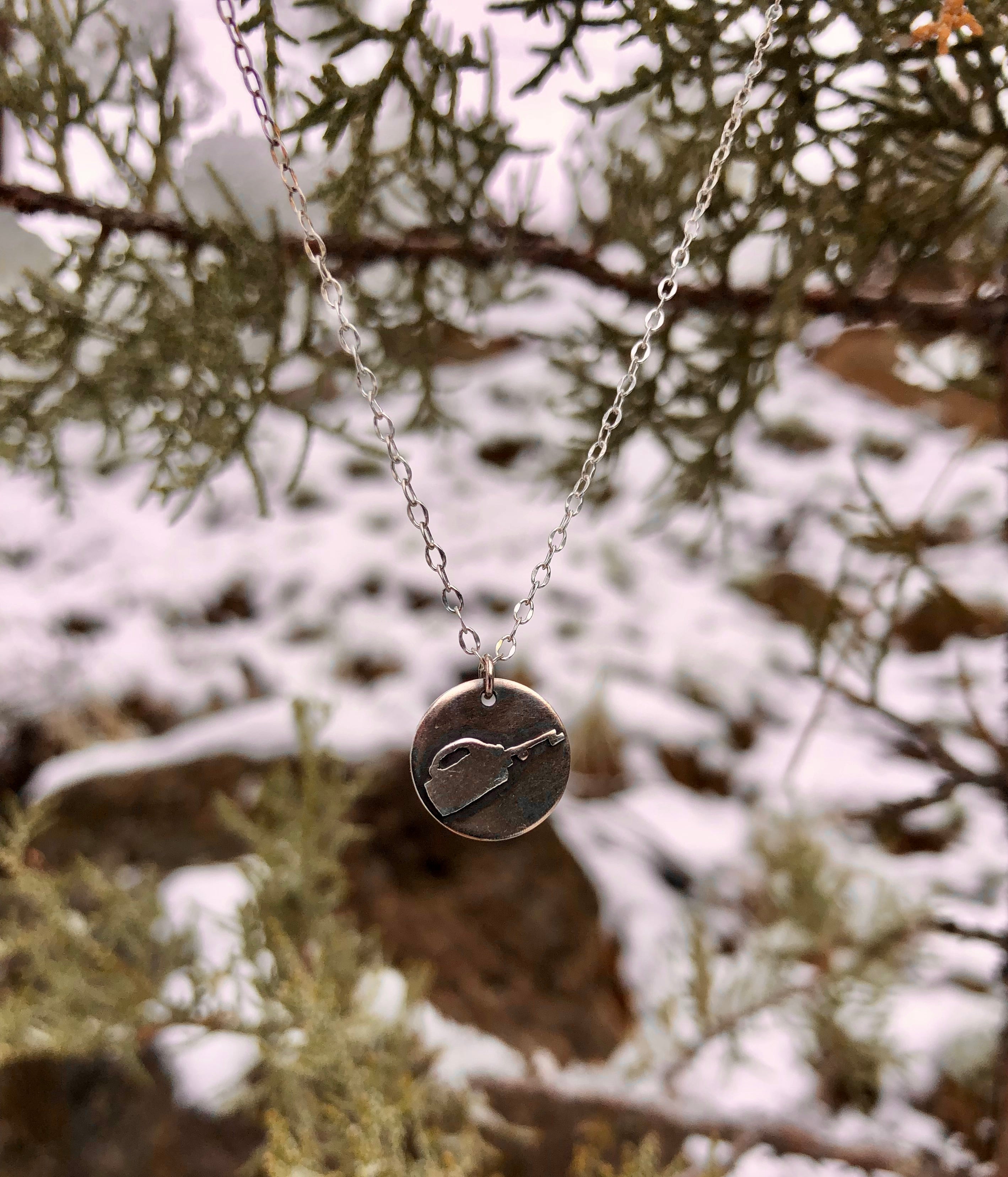 Drip Torch Charm Necklace – wildland metalworks